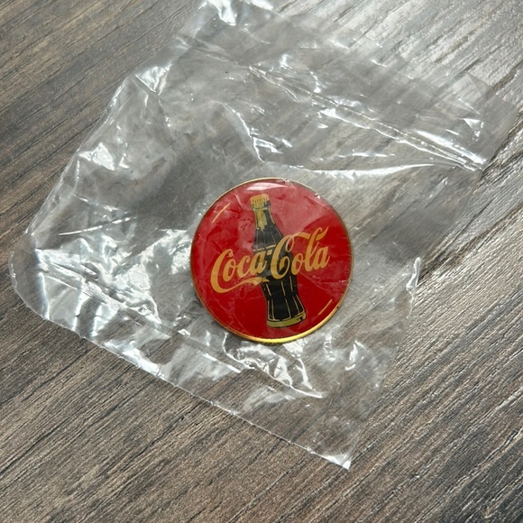 Other | Vintage Cocacola Pin In Original Plastic | Poshmark
